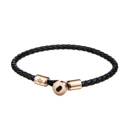 PHILIPP BLANC Herren Armband "PBA08BR", 21cm, Leder, rosa, Leder, Armb&auml;nder