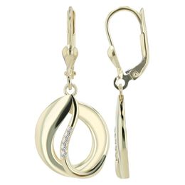 Adelia&acute;s ADELIA ́S Damen Paar Ohrh&auml;nger, Damen, Gelbgold 333 Gold, silber, Gelbgold 333, Gold, Ohrringe