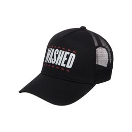 Quiksilver Herren Snapback Cap "Washed Film Trucker Cap", schwarz, Baumwolle, Caps