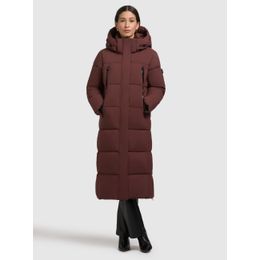 Khujo Damen Steppmantel "RUBINA2 MATT", braun, Gr. S, unifarben, 100% Polyester, M&auml;ntel