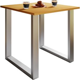 Esstisch Vcm, B:140cm T:50cm, braun, Tische, "Premium Holz Esstisch K&uuml;chentisch Xona U 140x50"