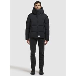 Khujo Herren Steppjacke "WESH2", schwarz, Gr. L, unifarben, 100% Polyester, Jacken