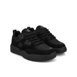 DC Shoes Herren Sneaker "DC Ascend", Gr. 7,5, schwarz, Obermaterial: Leder (Kuh) / Futter: Textil / Au&szlig;ensohle: Gummi., Schuhe