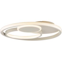 Brilliant LED Deckenleuchte "Runda", 1, &Oslash; 40cm H: 6,5cm, 1 Stk., wei&szlig;, Wohnzimmer, Leuchten, &Oslash; 40 cm, 4000 lm, 3000 K, 3-Stufen dimmbar,