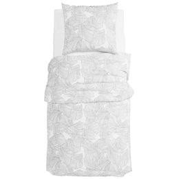 Bettw&auml;sche Grund, wei&szlig;, Satin, Obermaterial: 100% Baumwolle, Bettw&auml;sche, "Zafira Bettw&auml;sche", Aus 100% Baumwollsatin gefertigt