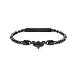 Police Herren Armband "Batarang 2.0 BATMAN", 21cm, Edelstahl, schwarz, Edelstahl, Armb&auml;nder