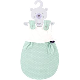 Tr&auml;umeland TR&Auml;UMELAND Baby Babyschlafsack "Au&szlig;enschlafsack P&uuml;nktchen mint", gr&uuml;n, Obermaterial: 100% Baumwolle, Schlafs&auml;cke