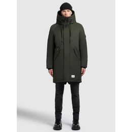 Khujo Herren Kurzmantel "HANT", gr&uuml;n, Gr. L, unifarben, 100% Polyester, M&auml;ntel