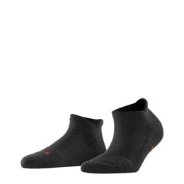 Falke Damen Sneakersocken "Keep Warm", Gr. 37, grau, Obermaterial: 62% Schurwolle WV. 35% Polyamid PA. 3% Elasthan EL., glatt, Socken