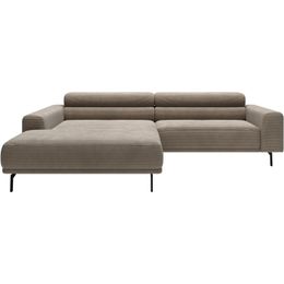Sch&ouml;ner Wohnen Kollektion Ecksofa, B:258cm H:71cm T:217cm, beige, SCH&Ouml;NER WOHNEN-KOLLEKTION, 88% Polyester, 12% Polyacryl, Wohnzimmer, Sofas, "Tossa, Modernes Design trifft