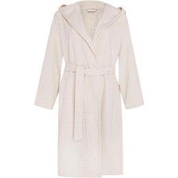 M&ouml;ve Damenbademantel M&Ouml;VE, beige, Baumwoll-Mix, Hausm&auml;ntel, "Calm Essence", aus 100 % saugf&auml;higer Premium Baumwolle (Airspin)