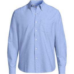 LANDS' END Oxford-Hemd Sail Rigger Classic Fit in Tall-Gr&ouml;&szlig;e, Herren, size: tall, Blau, Baumwolle, by Lands' End