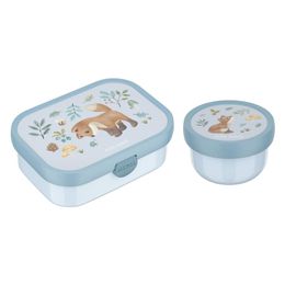 Mepal Lunchbox "Obst- und Bentobox Campus (2025) 300 & 750 ml 2er Set", B/H/L: 2cm x 2cm x 2cm, blau, Lebensmittelaufbewahrungsbeh&auml;lter,