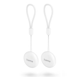 Hama GPS-Tracker "Schl&uuml;sselfinder (Android &bdquo;Mein Ger&auml;t finden&ldquo;, Bluetooth, Alarm, 2 St.)", B:3,3cm H:3,3cm T:0,9cm, wei&szlig;, GPS-Ger&auml;te, AirTag