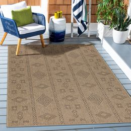 Outdoorteppich, B:280cm H:5mm L:370cm, schwarz, Ayyildiz Teppiche, Polypropylen, Teppiche, "DHAKA 8711 , auch als L&auml;ufer", Pflegeleicht /