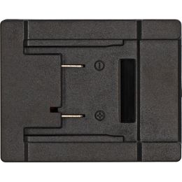 Fa.Brennenstuhl BRENNENSTUHL Adapter "Einhell​", B:4cm H:8,8cm T:6,9cm, schwarz, Adapter, f&uuml;r LED Baustrahler Multi Battery System