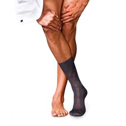 Falke Damen Socken "No. 9 Pure Fil d'&Eacute;cosse", Gr. 43, grau, Obermaterial: 93% Baumwolle CO. 7% Polyamid PA., glatt, Socken