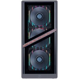 GAMEMAX Gaming-PC "AERIS GB 8199 AMD Ryzen 7 5700X 32GB 1TB SSD RX 9070", Microsoft Windows 11 Home (64 Bit), 32 GB RAM 1.000 GB SSD, bunt,