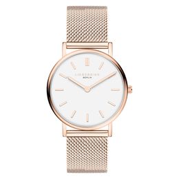 Damen Quarzuhr "Pure Elegance", rosa, Liebeskind Berlin, Armbanduhren, Armbanduhr, Damenuhr, Edelstahlarmband, analog