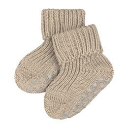 Falke M&auml;dchen Haussocken "Cotton Catspads", beige, Gr. 80, Obermaterial: 96% Baumwolle CO. 2% Elasthan EL. 2% Polyamid PA., Socken