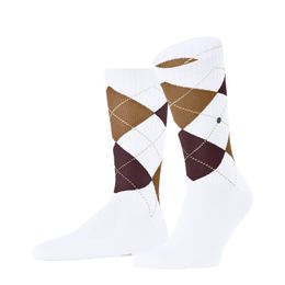 Burlington Damen Socken "Rib Court", Gr. 40, wei&szlig;, Obermaterial: 77% Baumwolle CO. 21% Polyamid PA. 2% Elasthan EL., Socken