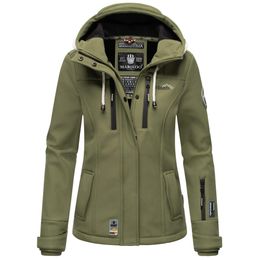 Marikoo Damen Softshelljacke "Kleine Zicke", gr&uuml;n, Gr. S, Obermaterial: 98% Polyester, 2% Elasthan, Innenseite: 100% Polyester, Jacken, sportliche