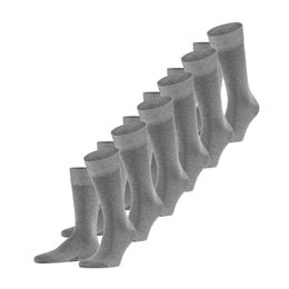 Falke Damen Socken "Happy 6-Pack", Gr. 39, grau, Obermaterial: 80% Baumwolle CO. 18% Polyamid PA. 2% Elasthan EL., Socken