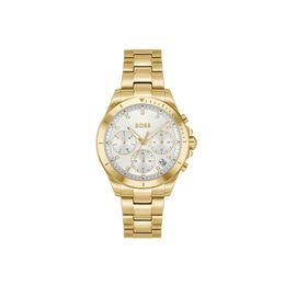 BOSS Damen Multifunktionsuhr "ALLEY"goldfarben, silberfarben, Armbanduhren, Quarzuhr, Armbanduhr, Damenuhr, Edelstahlarmband, analog, Tag