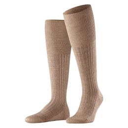 Falke Kinder Kniestr&uuml;mpfe "Bristol Pure", Gr. 45, braun, Obermaterial: 91% Schurwolle WV. 9% Polyamid PA., Socken