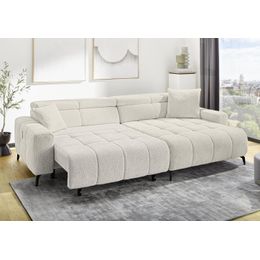 Jockenh&ouml;fer Ecksofa, B:290cm T:130cm, wei&szlig;, JOCKENH&Ouml;FER GRUPPE, Korpus: 100% Polyester;Kissen: 100% Polyester, Wohnzimmer, Sofas, "Racer, L-Form, B: 290cm, mit