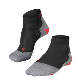 Falke Damen Kurzsocken "RU5 Race Short", Gr. 41, schwarz, Obermaterial: 50% Polypropylen PP. 48% Polyamid PA. 2% Elasthan EL., Socken