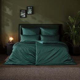 Bettw&auml;sche Estella581, blautanne, Satin, Obermaterial: 100% Baumwolle, Bettw&auml;sche, "Valetta", Gefertigt aus mercerisierter Baumwolle.