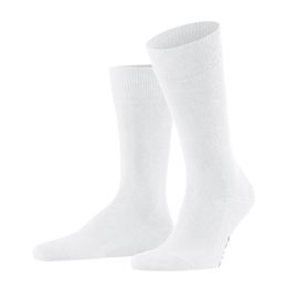 Falke Damen Socken "Family", Gr. 47, wei&szlig;, Obermaterial: 92% Baumwolle CO. 7% Polyamid PA. 1% Elasthan EL., glatt, Socken