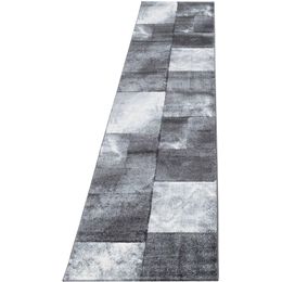 Teppich, B:80cm H:13mm L:300cm, grau, Ayyildiz Teppiche, Kunstfaser, Wohnzimmer, Teppiche, "Hawaii 1710, auch als L&auml;ufer", handgearbeiteter