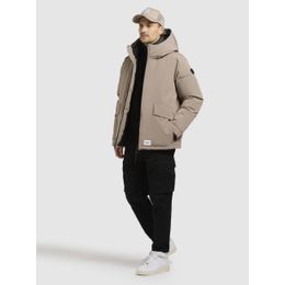 Khujo Herren Anorak "JACKE GERO", beige, Gr. XL, unifarben, 85% Polyester, 15% Baumwolle, Jacken