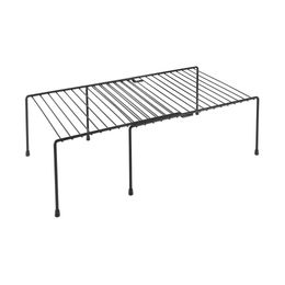 Metaltex K&uuml;chenregal "Adapto", B/H/T: 57cm x 15cm x 24cm, 1 Stk., schwarz, Regale, Schrankeinsatz, ausziehbar von 33 cm bis 57 cm