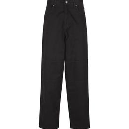 Urban Classics Herren Bequeme Jeans "Urban Classics 90es Pants With Dividing Seams", schwarz, Gr. 36, unifarben, 100% Baumwolle, Jeans