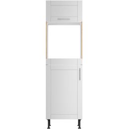 Backofen/K&uuml;hlumbauschrank Optifit, B:60cm H:211,8cm T:58,4cm, grau, Schr&auml;nke, "Ahus", Breite 60 cm