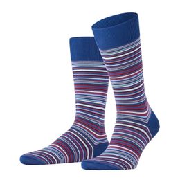 Falke Damen Socken "Microblock", Gr. 41, blau, Obermaterial: 91% Baumwolle CO. 6% Polyamid PA. 3% Elasthan EL., glatt, Socken