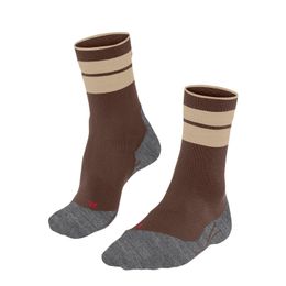 Falke Damen Socken "TK Compression Stabilizing", Gr. 41, braun, Obermaterial: 39% Polypropylen PP. 28% Schurwolle WV. 26% Polyamid PA. 7% Elasthan