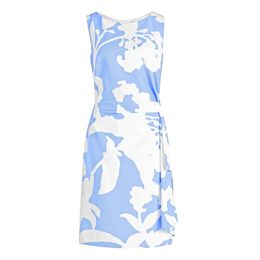 Vera Mont Damen Cocktailkleid "Damen mit Blumenprint"blau, wei&szlig;, festlich, Gr. 36, Obermaterial: 90% Polyester, 10% Elasthan. Futter: 100% Polyester,