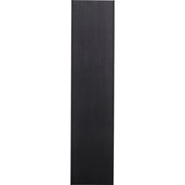 Mehrzweckschrank Woood, B:44cm H:188cm T:35cm, schwarz, FSC-zertifizierter Holzwerkstoff, K&uuml;che, Schr&auml;nke, "Teun FSC-Kiefernholz mit Druckmechanismus