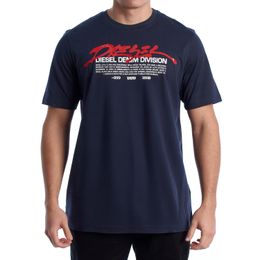Diesel Herren Kurzarm Baumwoll T-Shirt A19700_RHQBG