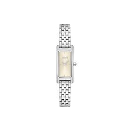 BOSS Damen Quarzuhr "LUCY", silber, Armbanduhren, Armbanduhr, Damenuhr, Edelstahlarmband, analog