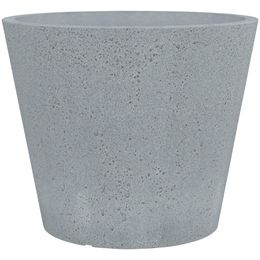 Blumentopf Scheurich, B:38,6cm H:33,2cm T:38,6cm &Oslash;:38,6cm, grau, Garten, Pflanzgef&auml;&szlig;e, "30/238 C-CONE 30"