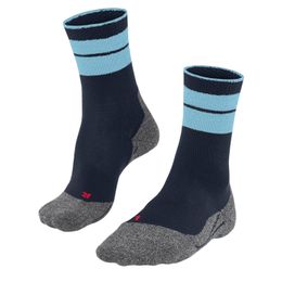 Falke Damen Socken "TK Compression Stabilizing", Gr. 44, blau, Obermaterial: 39% Polypropylen PP. 28% Schurwolle WV. 26% Polyamid PA. 7% Elasthan