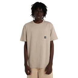 Element Herren Sporttop "Icon Label Pocket", beige, Gr. S, Obermaterial: 100% Baumwolle., Tops