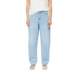 s.Oliver Damen 5-Pocket-Jeans, blau, Gr. 44, unifarben, Denim/Jeans, Obermaterial: 99% Baumwolle, 1% Elasthan, Jeans, im Barrel Fit und mit Stretch