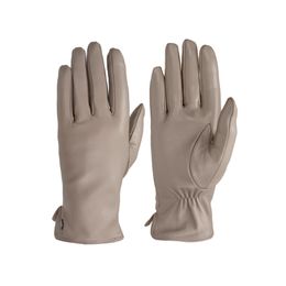 Pearlwood Damen Lederhandschuhe "PAM", beige, Gr. 8, unifarben, Schafsleder, Handschuhe, weiches Fleece-Innenfutter, Temperaturregulierend,