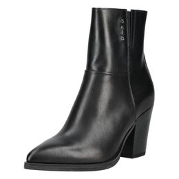 Nero Giardini Damen High-Heel-Stiefelette "Nero Giardini Stiefelette Leder", Gr. 37, schwarz, Leder, Schuhe